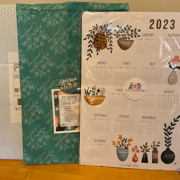 2025 Year at a Glance Calendar | Year at a Glance Calendar Makes a ...