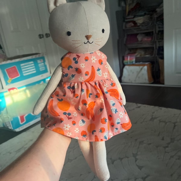 Doll Bed Pattern for Studio Seren Stuffed Animal Doll – Doll Pdf Sewing ...