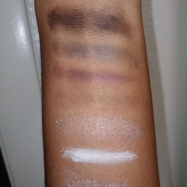 White Sparkle & Matte White Mineral Eyeshadow Set: Vegan Loose Pigments ...