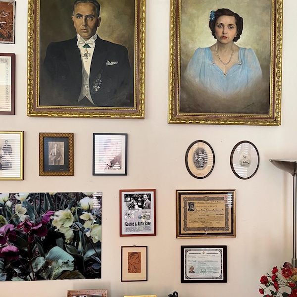 Vintage Ocean Blue Frame,photo Frame,diploma Frame,certificates Frame ...