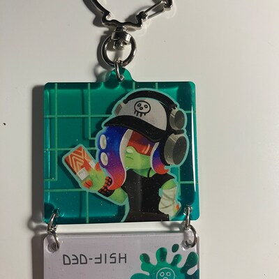 Splatoon Side Order Agent 8 Dedf1sh Color Chip Linked Glitter Epoxy ...