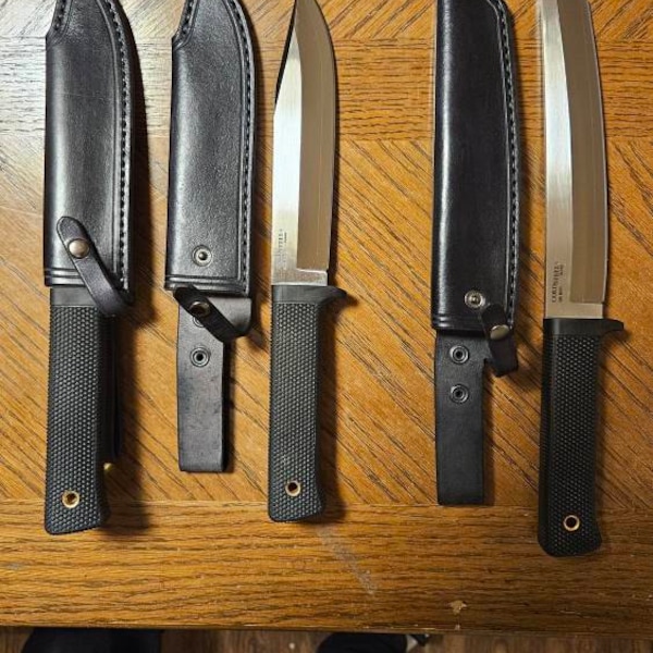 Leather Sheath for Cold Steel Recon Tanto, Handmade, Recon Tanto Sheath ...