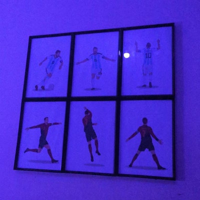 Printable Soccer Stars Poster Bundle, Messi Ronaldo Mbappe, Neymar Wall ...