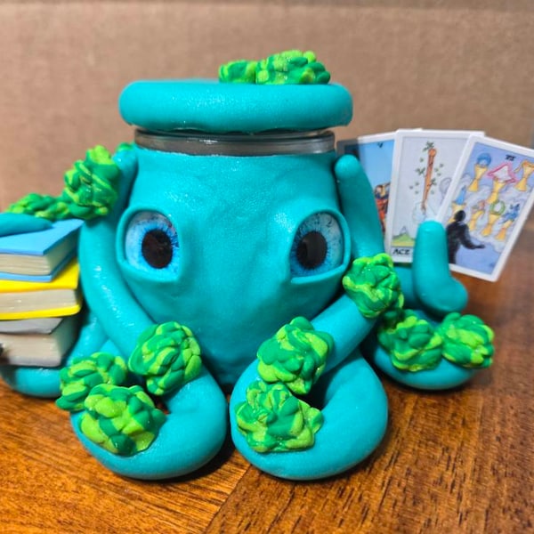 Baby Polymer Clay Octopus Characters - Etsy