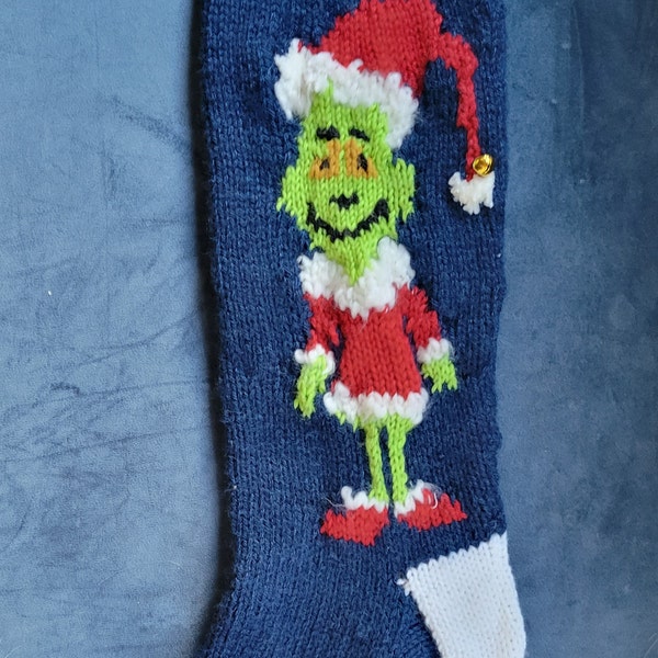 Grinch Christmas Stocking DIGITAL PATTERN ONLY - Etsy