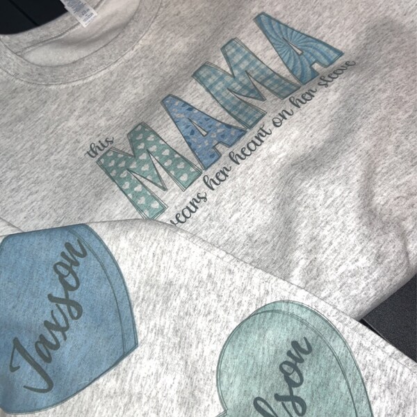 Customizable Mama PNG, Mama With Kids Names, Mama Monogram ...