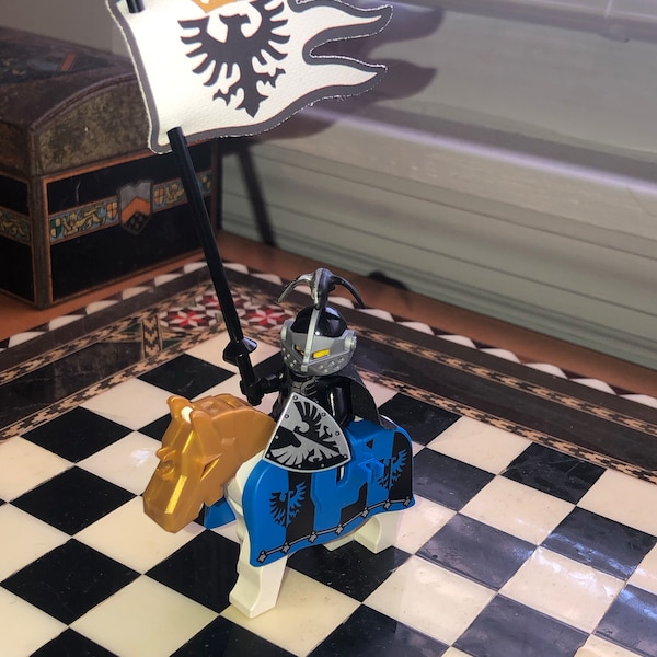 LEGO® Castle Fabric Flags – Various Styles – Minifigure Scale Medieval ...