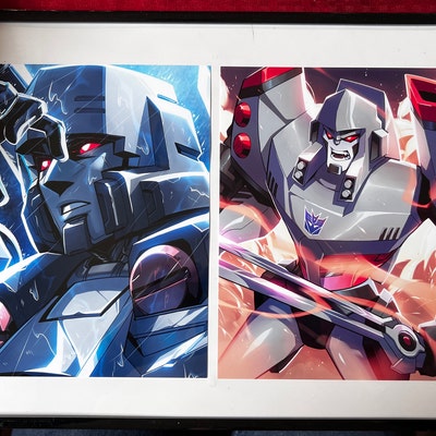 Megatron Transformers Animated Print - Etsy