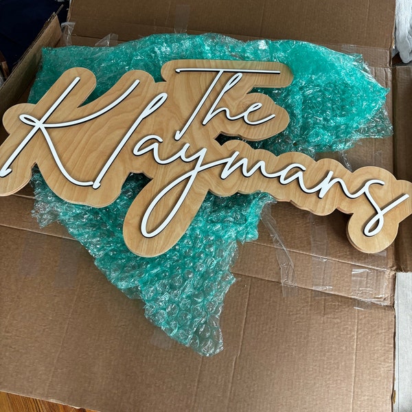 Large Last Name Sign, Cut Out Last Name Sign, Wedding Name Sign, Double ...