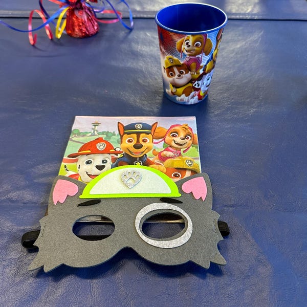 NEW DESIGN! 12PCS Party Pack Pup Paw Masks for Birthday Party Favors ...