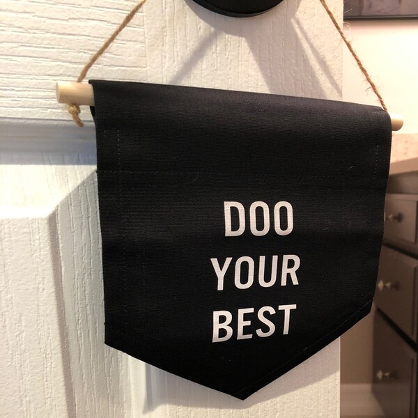Handmade Mini Pointed CUSTOM Banner - Mini Pointed Custom Hanging Wall ...