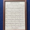 Leather Engraved Music Sheet, Personalized Framed Music Notes, 3rd ...