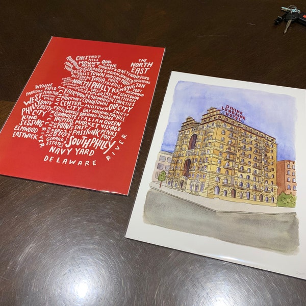 Philadelphia Neighborhoods Print - Etsy