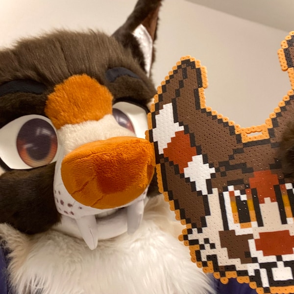 Custom Fursona Perler Badges! - Etsy