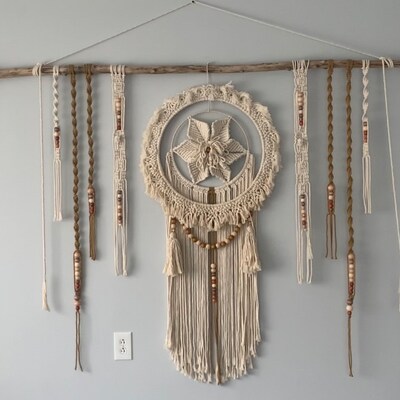 Large Canvas String Art, Geometric Rope Artwork, Minimalist Threads ...