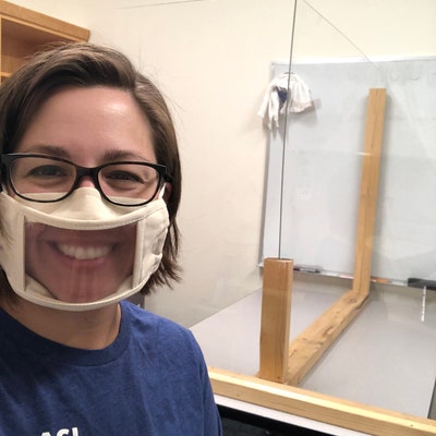 Anti-fog Clear Window Face Mask Adult Beige - Etsy