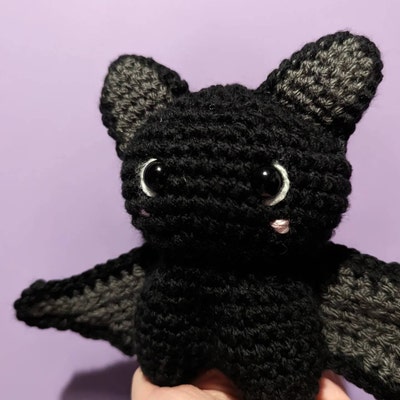 Mixed Color Bat Crochet Pattern, Mixed Color Bat Halloween Crochet ...