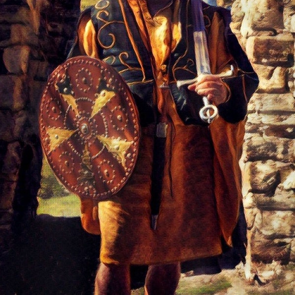 Irish Doublet Ionar - Traditional Irish Jacket - Gaelic Costume ...