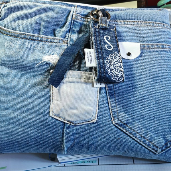 Denim Wallet , Jeans Coin Purse , Jeans Pouch , Upcycled Wallet , Mini ...