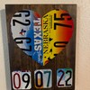 Personalized Any Year Anniversary License Plate Sign Choose Your States ...