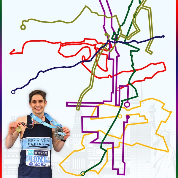 Customised London Marathon Route Map high Resolution Image File - Etsy
