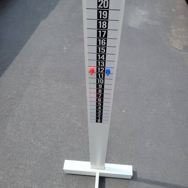 Upright Magnetic Scoreboard, Cornhole Bag or Washer Toss or Kan Jam ...