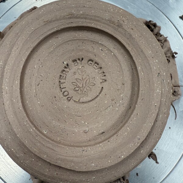 Custom Clay Signature Stamp, Monogram Pottery Stamp, Ceramic Stamp for ...