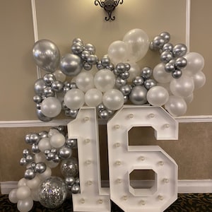 Light up Numbers Birthday Numbers Giant Event Numbers Large - Etsy