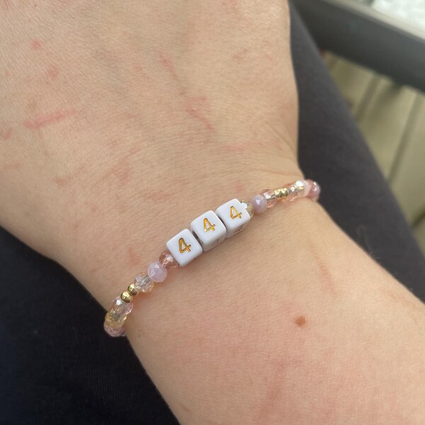 Custom Word Bracelet - Personalized Word Bracelet - Seed Bead Bracelet ...