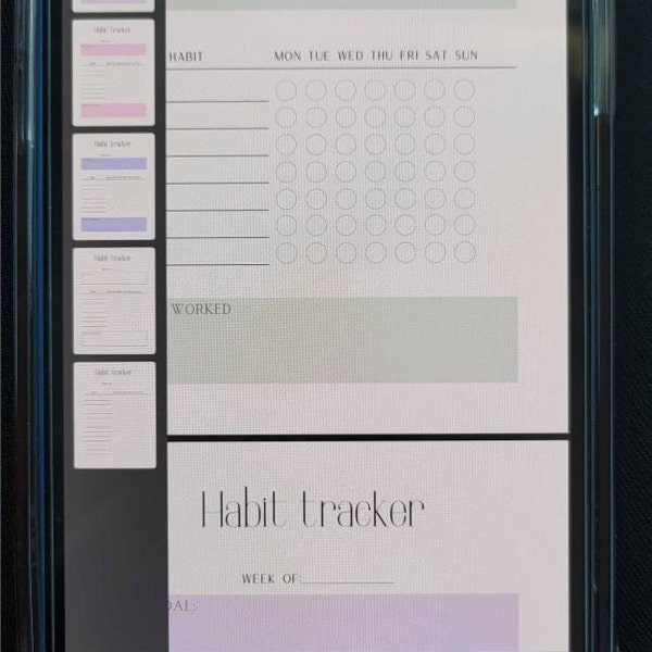 Healthy Habit Tracker Printable | Track Your Habits | Habit Tracker ...