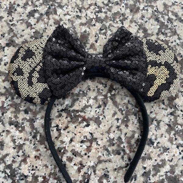 Leopard Minnie Mouse Ears, Mickey Mouse Safari, Leopard Mouse Ears ...