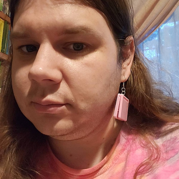 Trans Candy Earrings - Transgender Flag Flump Candy Sweets Jewellery ...