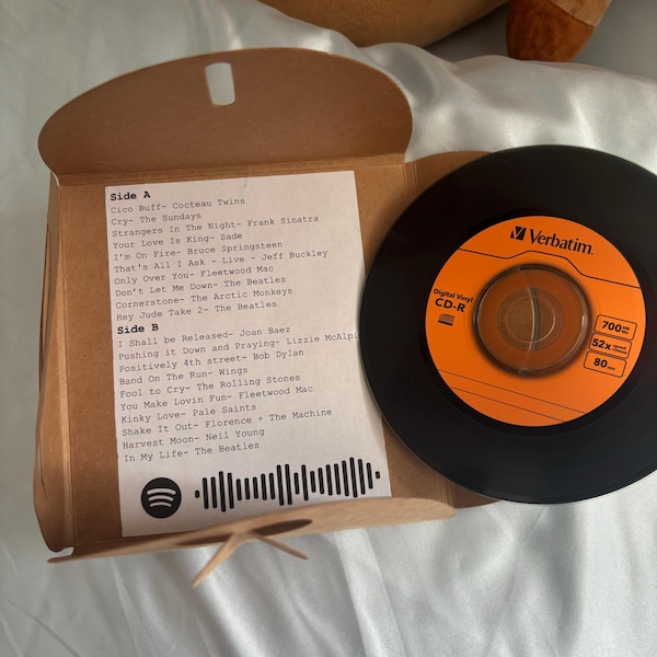 Personalized Mixtape CD: Custom Audio, Hand-stamped Cover Mixed CD ...
