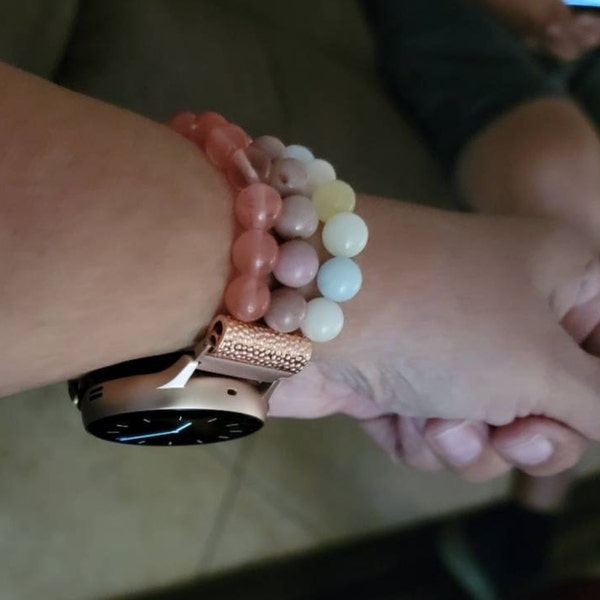 Handmade Samsung Fossil Watch Gemstone Personalized Band. Samsung Watch ...