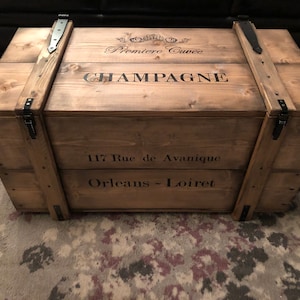 Wooden box cargo box chest table storage box | Etsy