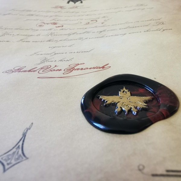 KEYBLADES CROSSED KEYS Wax Seal Stamp Wax Sealing Kit, Birthday Wax ...