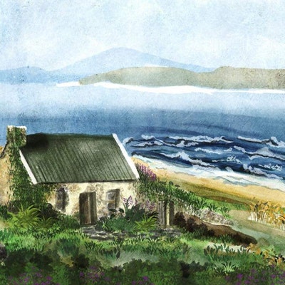 Digital Coloring Page Lucid Dreams b&w, Light Grey and Sepia - Etsy