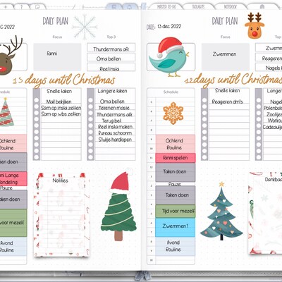Daily Planner Printable, Daily Planner PDF Template, Daily Schedule ...