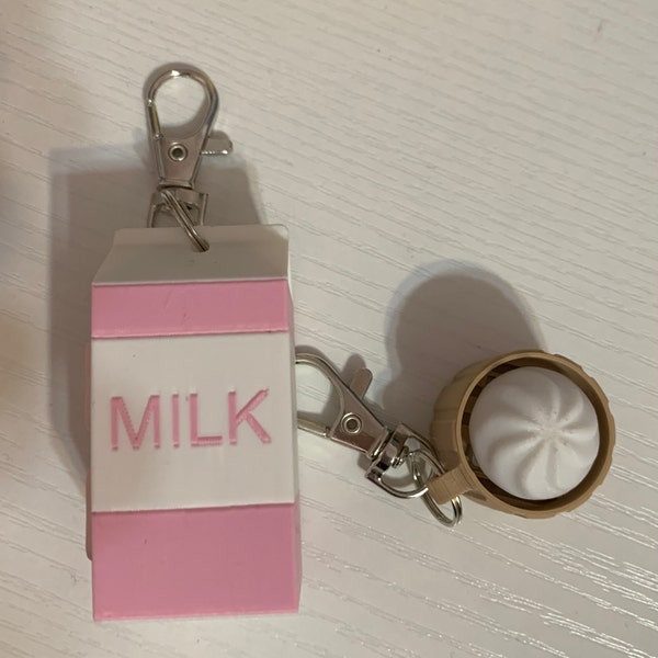 Milk Carton Fidget Toy Keychain: Clicky Clacky Mechanical Keyboard - Etsy