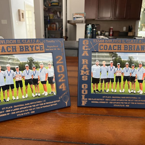 Personalized Sport Picture Frame Sports Team Gift Gift for Athlete ...