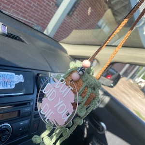 CUSTOM Acrylic Car Charm - Etsy