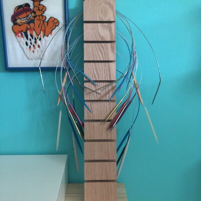 Circular Knitting Needle Organizer, Wood Hanger for Storage - Etsy