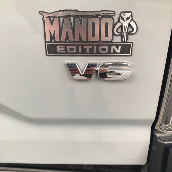 Custom MANDO EDITION Automobile Car Emblem TYPE 2 - Etsy