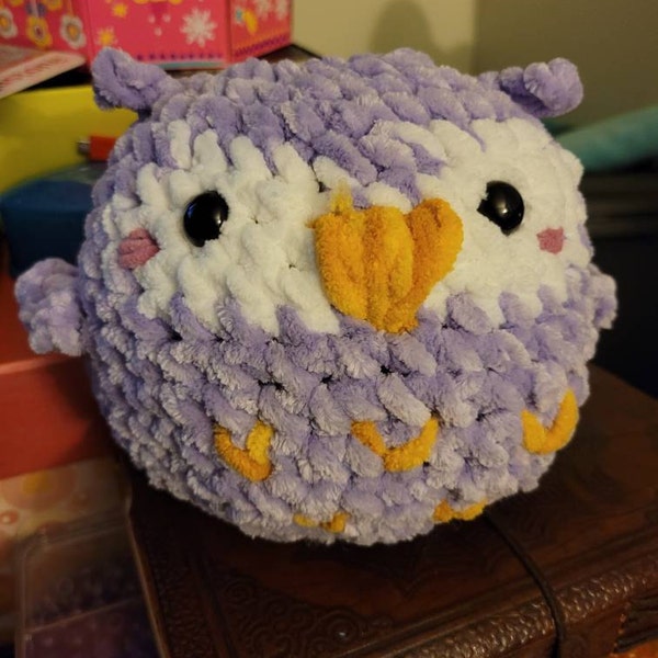 Cuddly Owl No Sew Crochet Pattern, Amigurumi Crochet Pattern, Owl ...