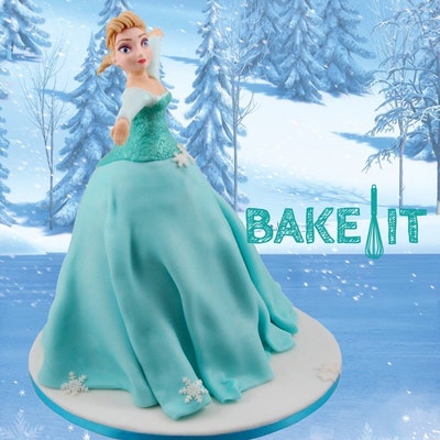 Silicone Mould Elsas FACE From FROZEN Cake Decorating Fondant - Etsy