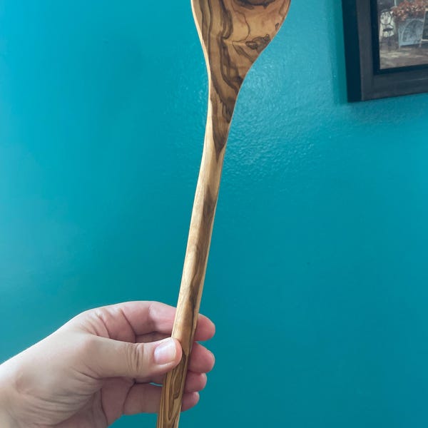 Olive Wood Tasting Spoon - Etsy