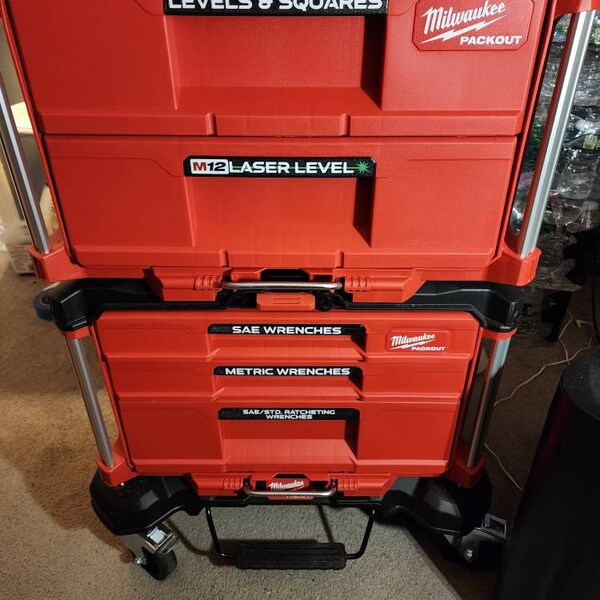 M12 Die Grinders Ultimate Organization Inserts Kit Milwaukee PACKOUT 2 ...