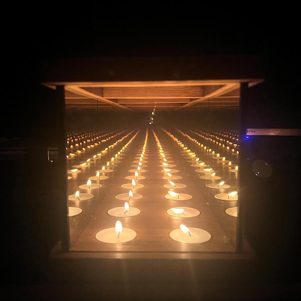 İnfinity Mirror Wall Decor, İnfinity Effect, LED Light Wall Decor ...