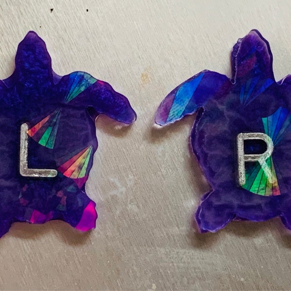 Set of 10 R and L Lead Letters for X-ray Markers Unmounted Flat Face ...