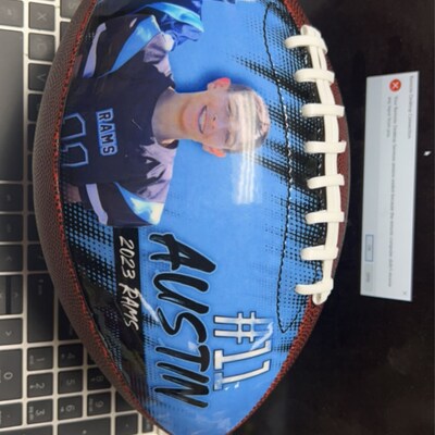 Custom Made Football Football Team Gift, Customized Senior Football ...